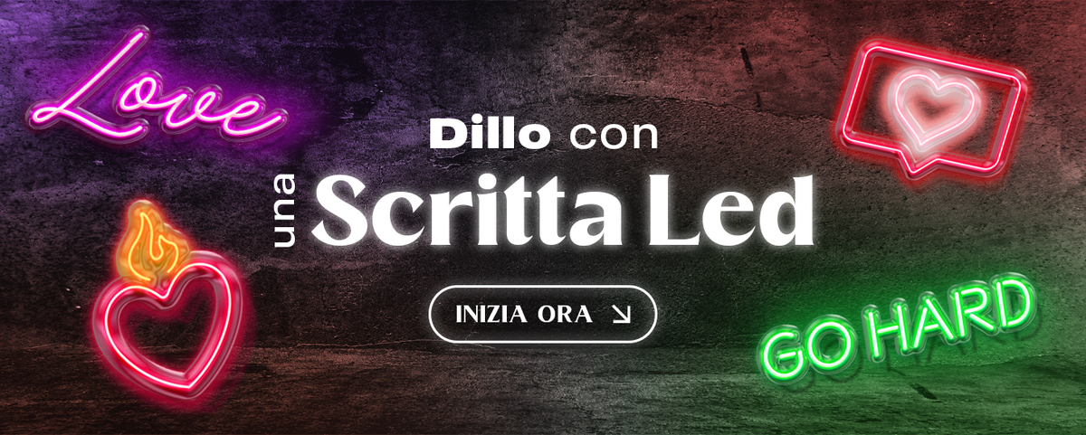 Scritte a Led Personalizzate – Scritte Led Personalizzate