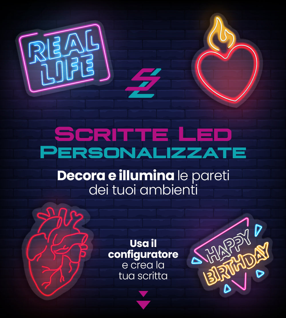 Scritte a Led Personalizzate – Scritte Led Personalizzate